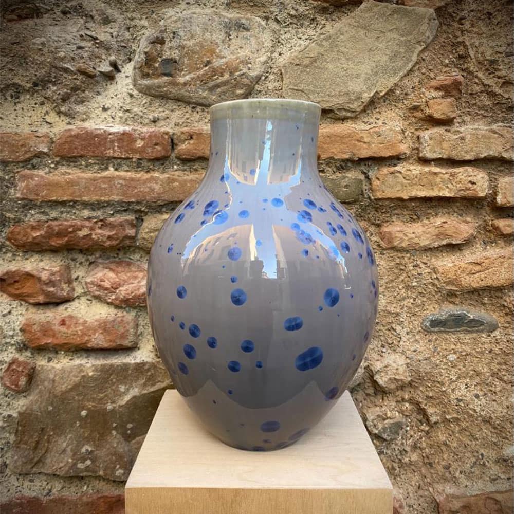 Jarrón Porcelana Color Gris - Rot Cerámica